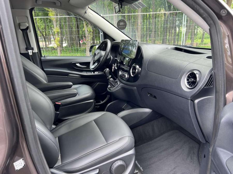 Brūns Mercedes-Benz Vito 2017 Kauņa, ar dzinēja tilpumu 2.20 L un nobraukumu 990 tūkst. km par 18100 €, foto 11 vietnē AUTOMOTO.COM.LV