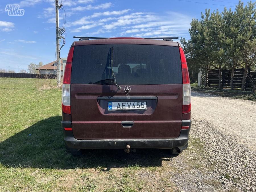 Brūns Mercedes-Benz Vito 2004 Šauļi, ar dzinēja tilpumu 2.10 L un nobraukumu 444 tūkst. km par 1649 €, foto 6 vietnē AUTOMOTO.COM.LV