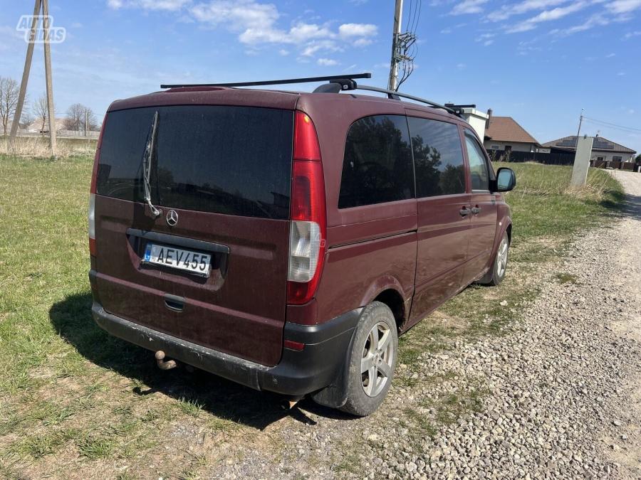 Brūns Mercedes-Benz Vito 2004 Šauļi, ar dzinēja tilpumu 2.10 L un nobraukumu 444 tūkst. km par 1649 €, foto 7 vietnē AUTOMOTO.COM.LV