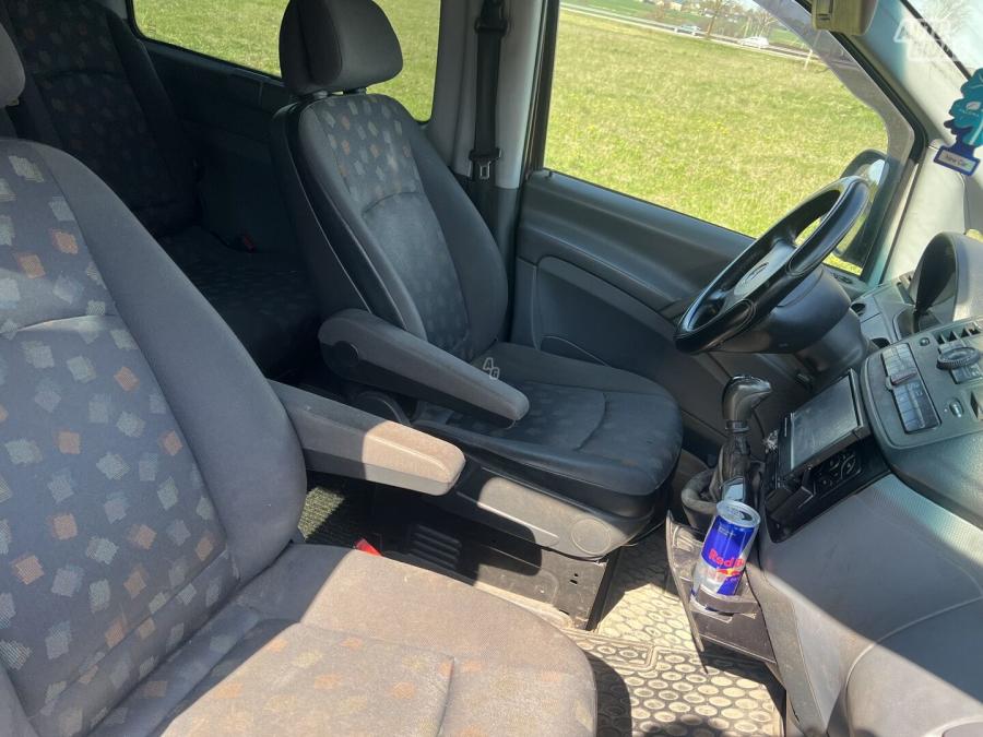 Brūns Mercedes-Benz Vito 2004 Šauļi, ar dzinēja tilpumu 2.10 L un nobraukumu 444 tūkst. km par 1649 €, foto 12 vietnē AUTOMOTO.COM.LV