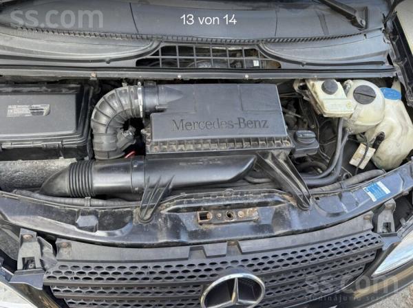 Brūns Mercedes-Benz Vito 2006 Rīga, ar dzinēja tilpumu 2.20 L un nobraukumu 290 tūkst. km par 4500 €, foto 7 vietnē AUTOMOTO.COM.LV