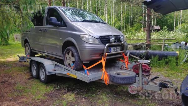 Brown Mercedes-Benz Vito 2009 in Jekabpils, with an engine capacity of 2.20 L and mileage of 390 thousand km for 4555 €, photo 5 on AUTOMOTO.COM.LV