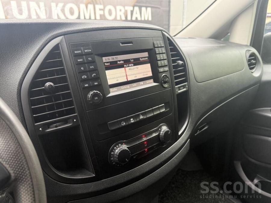 Brown Mercedes-Benz Vito 2015 in Riga, with an engine capacity of 2.20 L and mileage of 355 thousand km for 8900 €, photo 11 on AUTOMOTO.COM.LV