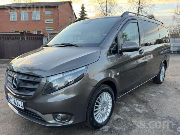 Brown Mercedes-Benz Vito 2016 in Daugavpils, with an engine capacity of 2.10 L and mileage of 343 thousand km for 15250 €, photo 3 on AUTOMOTO.COM.LV