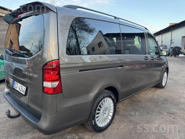 Brown Mercedes-Benz Vito 2016 in Daugavpils, with an engine capacity of 2.10 L and mileage of 343 thousand km for 15250 €, photo 6 on AUTOMOTO.COM.LV