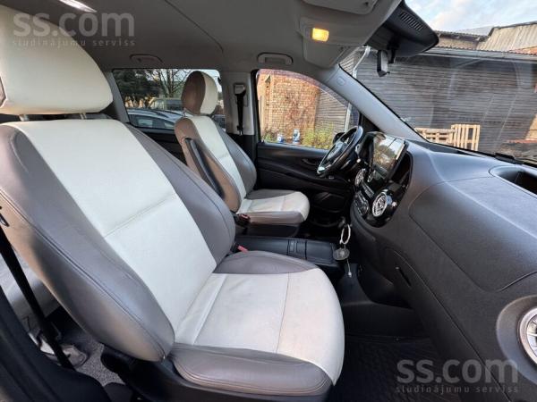Brown Mercedes-Benz Vito 2016 in Daugavpils, with an engine capacity of 2.10 L and mileage of 343 thousand km for 15250 €, photo 9 on AUTOMOTO.COM.LV