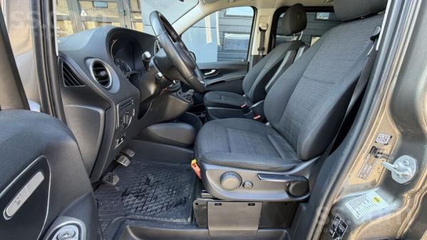 Brown Mercedes-Benz Vito 2016 in Riga, with an engine capacity of 1.60 L and mileage of 236 thousand km for 10900 €, photo 8 on AUTOMOTO.COM.LV