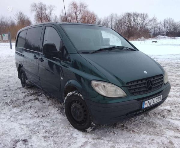 Zaļš Mercedes-Benz Vito 2005 Panevēža, ar dzinēja tilpumu 2.20 L un nobraukumu 276 tūkst. km par 3999 €, foto 1 vietnē AUTOMOTO.COM.LV