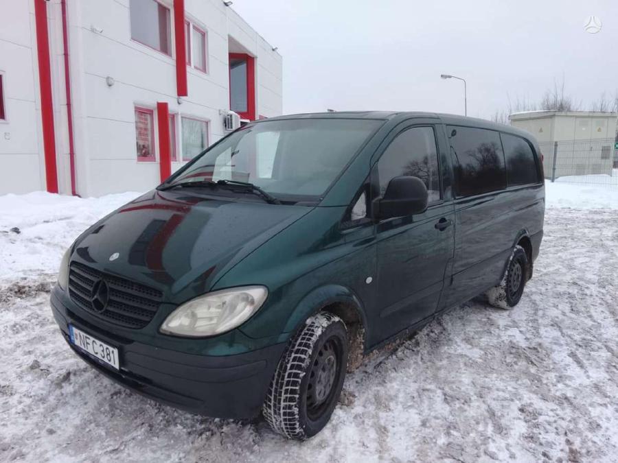 Zaļš Mercedes-Benz Vito 2005 Panevēža, ar dzinēja tilpumu 2.20 L un nobraukumu 276 tūkst. km par 3999 €, foto 3 vietnē AUTOMOTO.COM.LV
