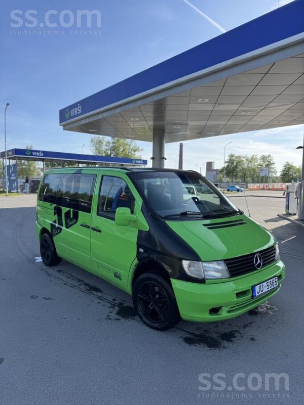 Green Mercedes-Benz Vito 1997 in Liepaja, with an engine capacity of 2.20 L and mileage of 0 thousand km for 2000 €, photo 1 on AUTOMOTO.COM.LV
