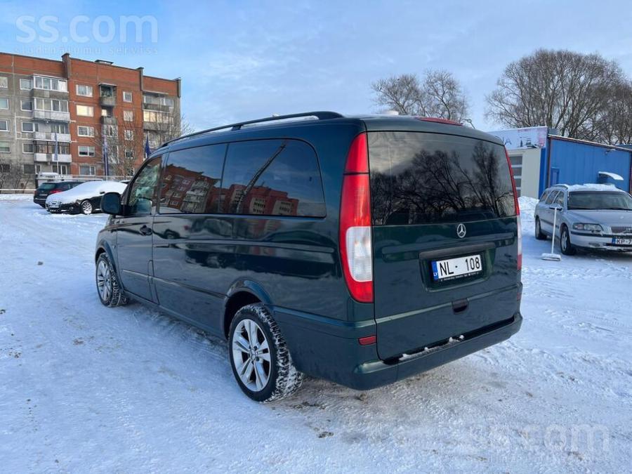 Zaļš Mercedes-Benz Vito 2005 Liepāja, ar dzinēja tilpumu 2.20 L un nobraukumu 330 tūkst. km par 5500 €, foto 4 vietnē AUTOMOTO.COM.LV