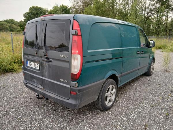 Green Mercedes-Benz Vito 2005 in Kehra, with an engine capacity of 2.10 L and mileage of 450 thousand km for 1490 €, photo 4 on AUTOMOTO.COM.LV