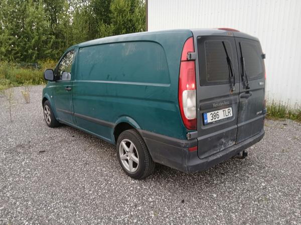 Green Mercedes-Benz Vito 2005 in Kehra, with an engine capacity of 2.10 L and mileage of 450 thousand km for 1490 €, photo 11 on AUTOMOTO.COM.LV