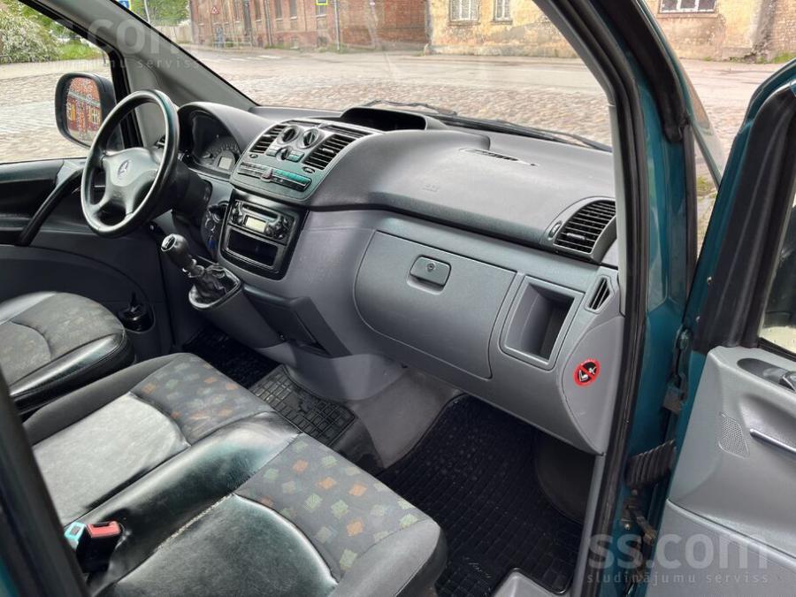 Zaļš Mercedes-Benz Vito 2006 Dobele, ar dzinēja tilpumu 2.20 L un nobraukumu 417 tūkst. km par 2300 €, foto 6 vietnē AUTOMOTO.COM.LV