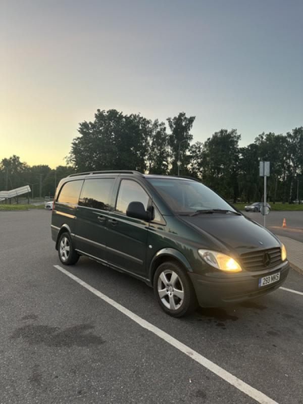 Green Mercedes-Benz Vito 2007 in Tallinn, with an engine capacity of 2.20 L and mileage of 0 thousand km for 2200 €, photo 3 on AUTOMOTO.COM.LV