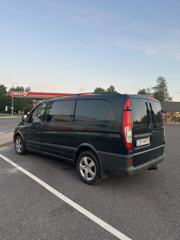 Green Mercedes-Benz Vito 2007 in Tallinn, with an engine capacity of 2.20 L and mileage of 0 thousand km for 2200 €, photo 6 on AUTOMOTO.COM.LV