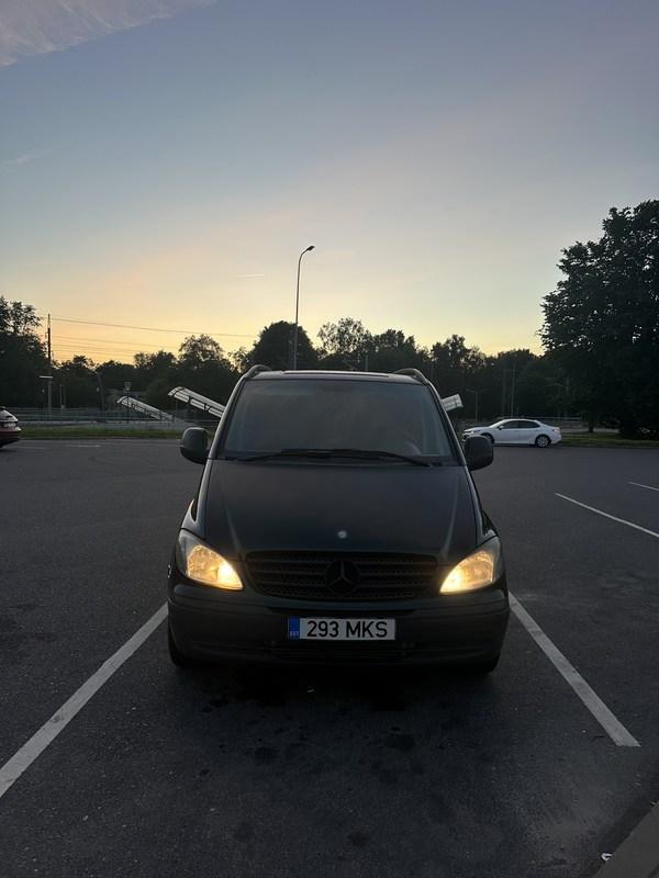 Green Mercedes-Benz Vito 2007 in Tallinn, with an engine capacity of 2.20 L and mileage of 0 thousand km for 2200 €, photo 10 on AUTOMOTO.COM.LV