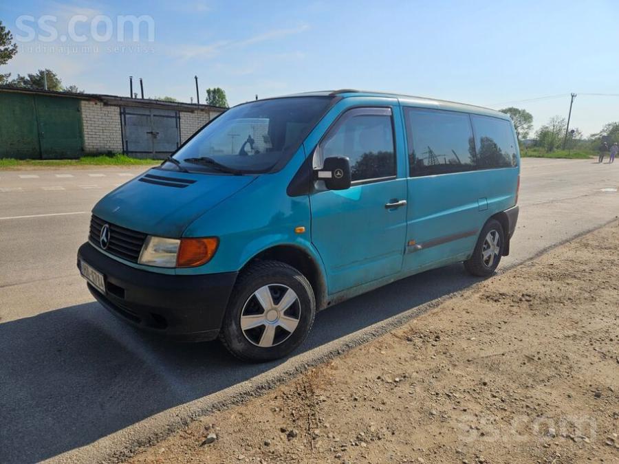 Green Mercedes-Benz Vito 1997 in Jekabpils, with an engine capacity of 2.30 L and mileage of 375 thousand km for 2499 €, photo 1 on AUTOMOTO.COM.LV