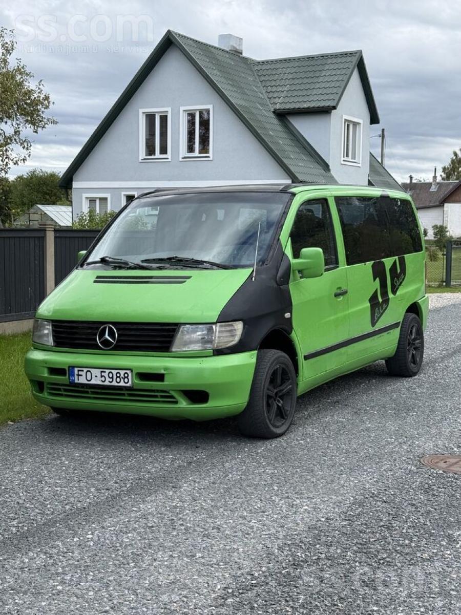 Zaļš Mercedes-Benz Vito 1997 Kuldīga, ar dzinēja tilpumu 2.30 L un nobraukumu 697 tūkst. km par 1900 €, foto 1 vietnē AUTOMOTO.COM.LV
