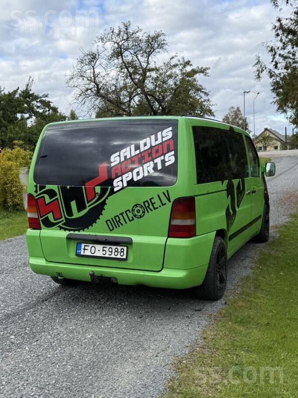 Zaļš Mercedes-Benz Vito 1997 Kuldīga, ar dzinēja tilpumu 2.30 L un nobraukumu 697 tūkst. km par 1950 €, foto 5 vietnē AUTOMOTO.COM.LV