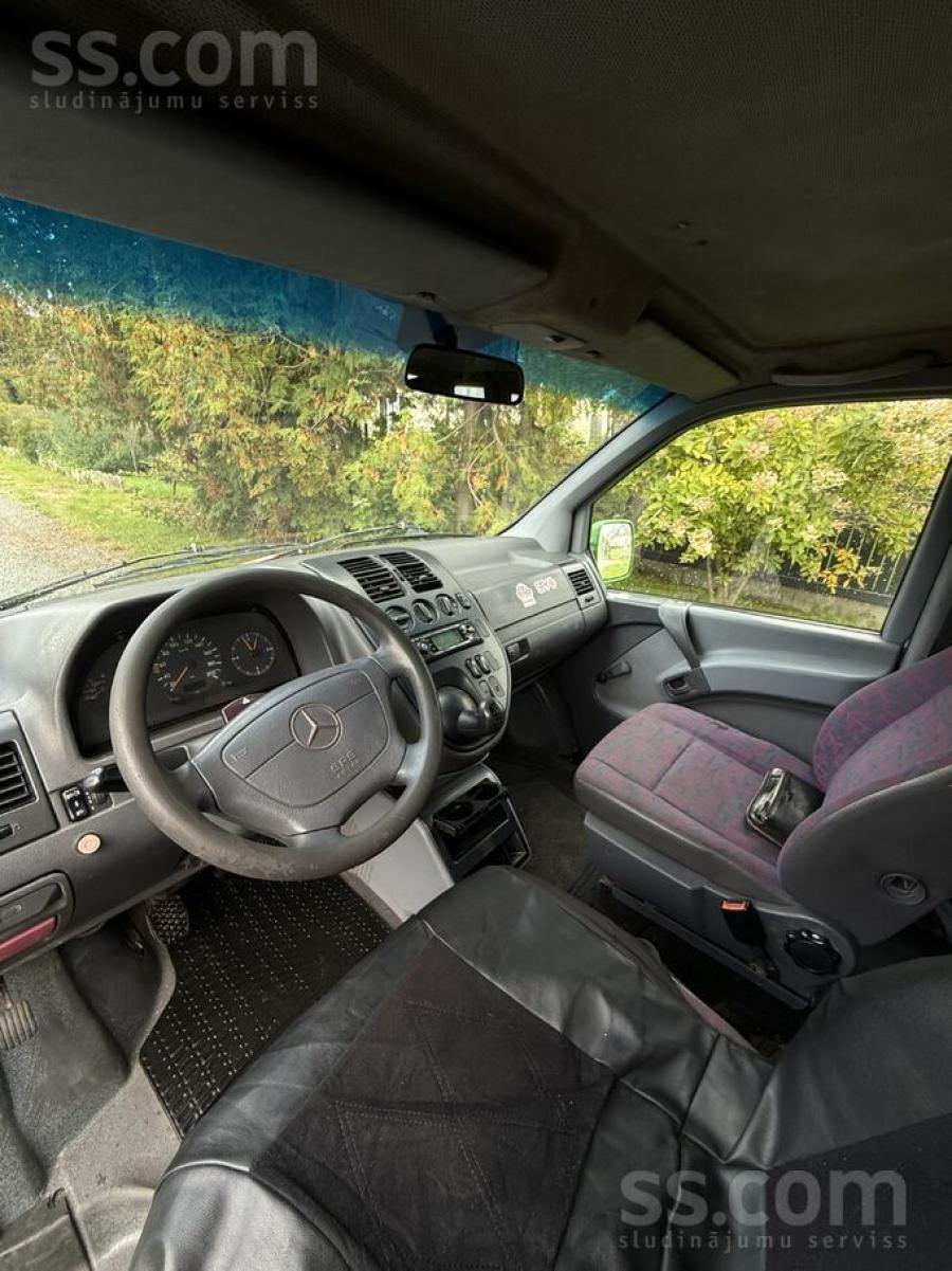 Zaļš Mercedes-Benz Vito 1997 Kuldīga, ar dzinēja tilpumu 2.30 L un nobraukumu 697 tūkst. km par 1900 €, foto 6 vietnē AUTOMOTO.COM.LV