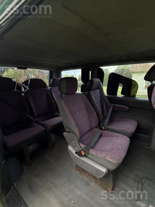 Zaļš Mercedes-Benz Vito 1997 Kuldīga, ar dzinēja tilpumu 2.30 L un nobraukumu 697 tūkst. km par 1950 €, foto 9 vietnē AUTOMOTO.COM.LV