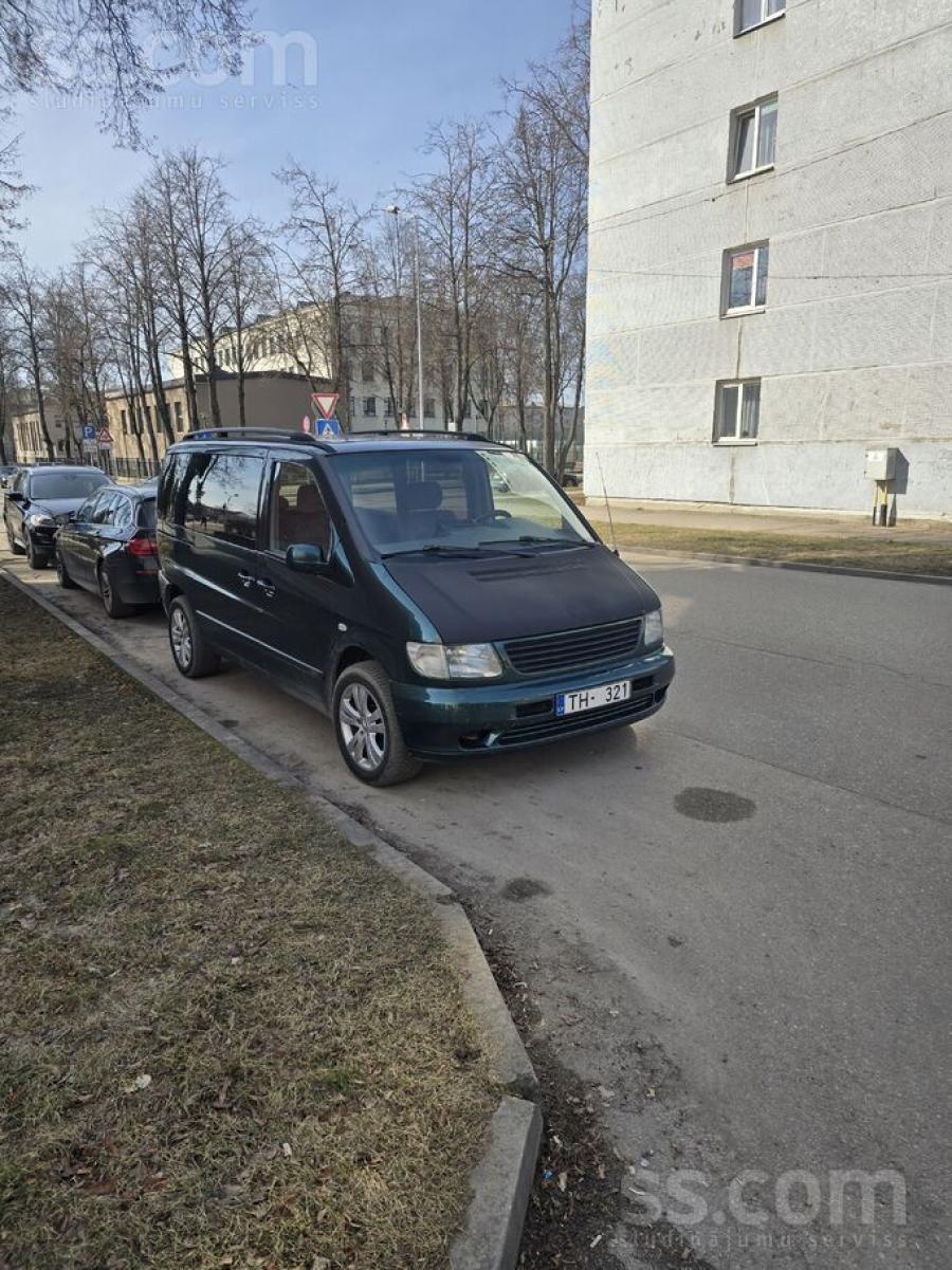 Зеленый Мерседес Вито 1999 в Даугавпилс, объемом двигателя 2.20 л и пробегом 0 тыс. км за 4000 €, фото 1 на AUTOMOTO.COM.LV