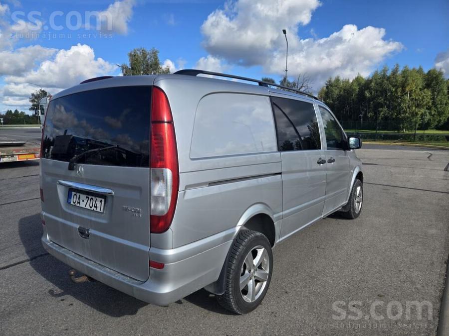 Grey Mercedes-Benz Vito 2012 in Riga, with an engine capacity of 2.20 L and mileage of 323 thousand km for 7900 €, photo 6 on AUTOMOTO.COM.LV
