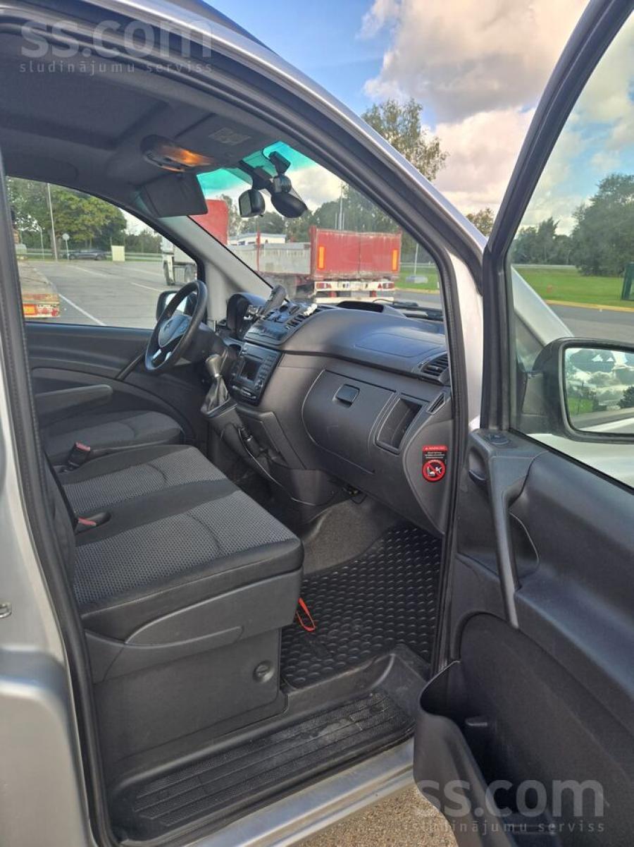 Grey Mercedes-Benz Vito 2012 in Riga, with an engine capacity of 2.20 L and mileage of 323 thousand km for 7900 €, photo 10 on AUTOMOTO.COM.LV