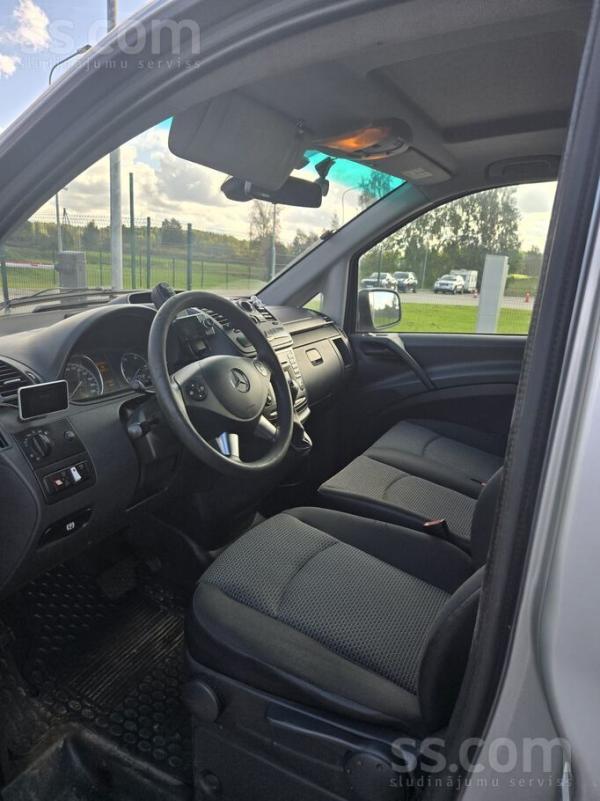 Pelēks Mercedes-Benz Vito 2012 Rīga, ar dzinēja tilpumu 2.20 L un nobraukumu 323 tūkst. km par 7900 €, foto 11 vietnē AUTOMOTO.COM.LV