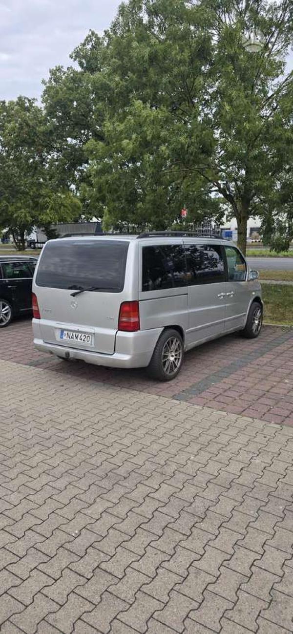 Grey Mercedes-Benz Vito 2001 in Vilnius, with an engine capacity of 2.15 L and mileage of 285 thousand km for 3500 €, photo 6 on AUTOMOTO.COM.LV