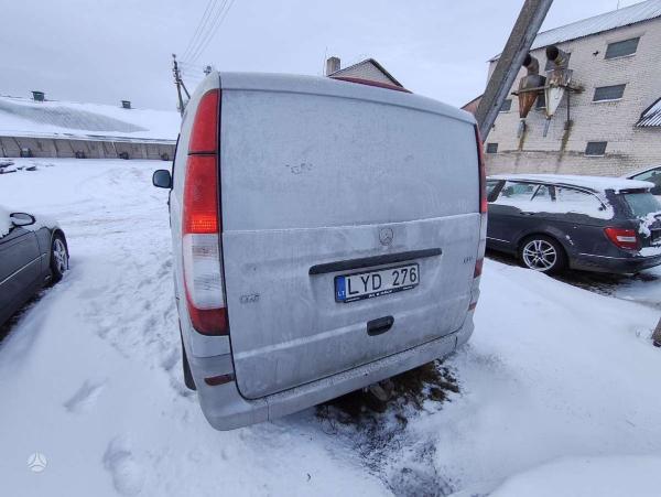 Grey Mercedes-Benz Vito 2004 in Panevezys, with an engine capacity of 2.20 L and mileage of 334 thousand km for 1550 €, photo 6 on AUTOMOTO.COM.LV