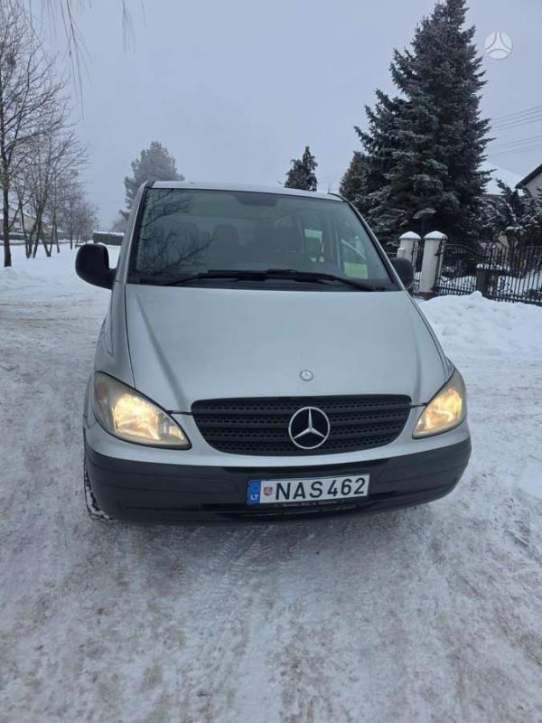 Pelēks Mercedes-Benz Vito 2005 Kauņa, ar dzinēja tilpumu 2.20 L un nobraukumu 358 tūkst. km par 4750 €, foto 7 vietnē AUTOMOTO.COM.LV