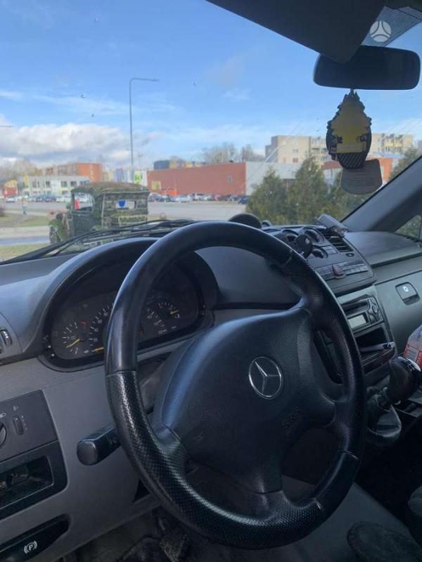 Pelēks Mercedes-Benz Vito 2005 Kauņa, ar dzinēja tilpumu 2.20 L un nobraukumu 670 tūkst. km par 3900 €, foto 6 vietnē AUTOMOTO.COM.LV