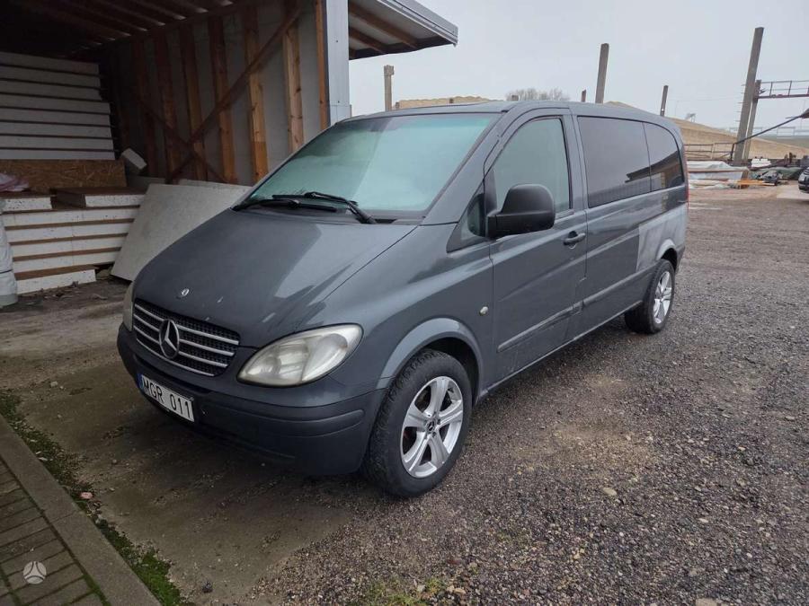 Pelēks Mercedes-Benz Vito 2006 Kalvarija, ar dzinēja tilpumu 2.20 L un nobraukumu 440 tūkst. km par 1300 €, foto 1 vietnē AUTOMOTO.COM.LV