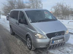 Pelēks Mercedes-Benz Vito 2007 Viļņa, ar dzinēja tilpumu 3.00 L un nobraukumu 360 tūkst. km par 2200 €, foto 2 vietnē AUTOMOTO.COM.LV