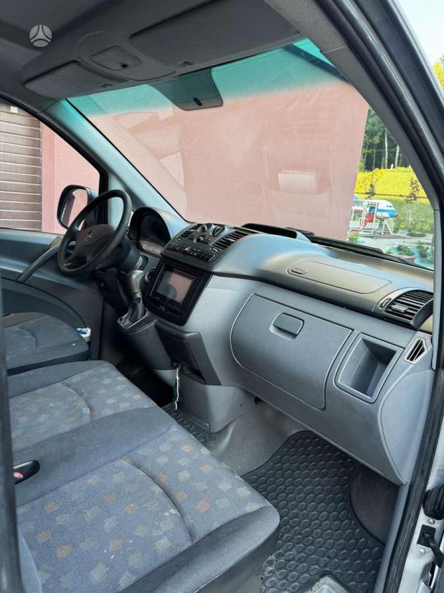 Grey Mercedes-Benz Vito 2007 in Vilnius, with an engine capacity of 2.20 L and mileage of 455 thousand km for 4850 €, photo 9 on AUTOMOTO.COM.LV
