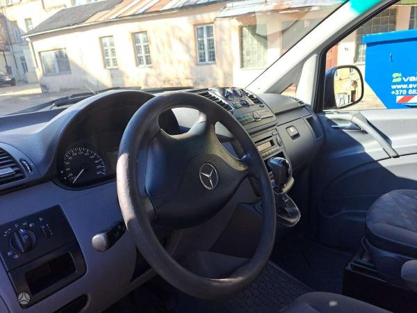 Grey Mercedes-Benz Vito 2008 in Vilnius, with an engine capacity of 2.15 L and mileage of 330 thousand km for 4500 €, photo 8 on AUTOMOTO.COM.LV