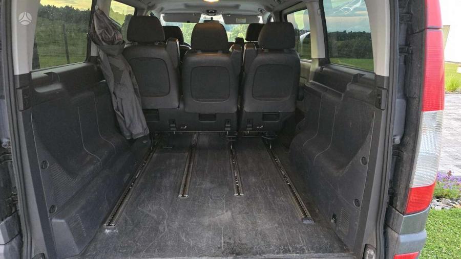 Pelēks Mercedes-Benz Vito 2010 Viļņa, ar dzinēja tilpumu 2.20 L un nobraukumu 322 tūkst. km par 10000 €, foto 10 vietnē AUTOMOTO.COM.LV