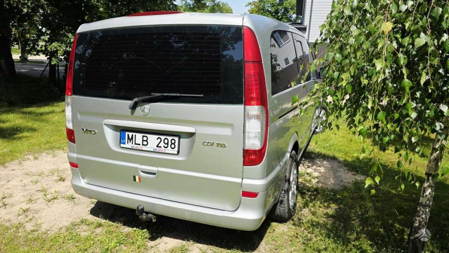 Pelēks Mercedes-Benz Vito 2011 Rokiškis, ar dzinēja tilpumu 2.14 L un nobraukumu 280 tūkst. km par 7600 €, foto 7 vietnē AUTOMOTO.COM.LV