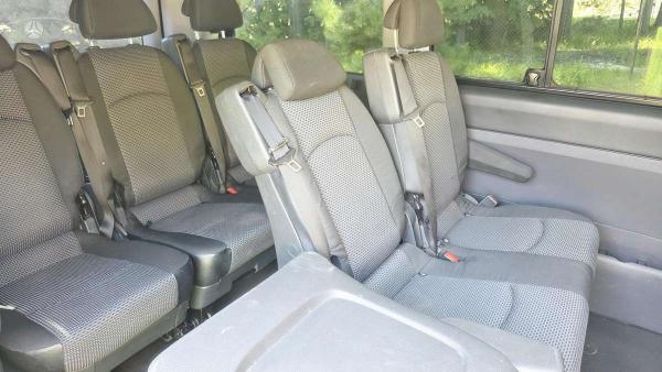Grey Mercedes-Benz Vito 2011 in Rokiskis, with an engine capacity of 2.14 L and mileage of 280 thousand km for 7600 €, photo 8 on AUTOMOTO.COM.LV