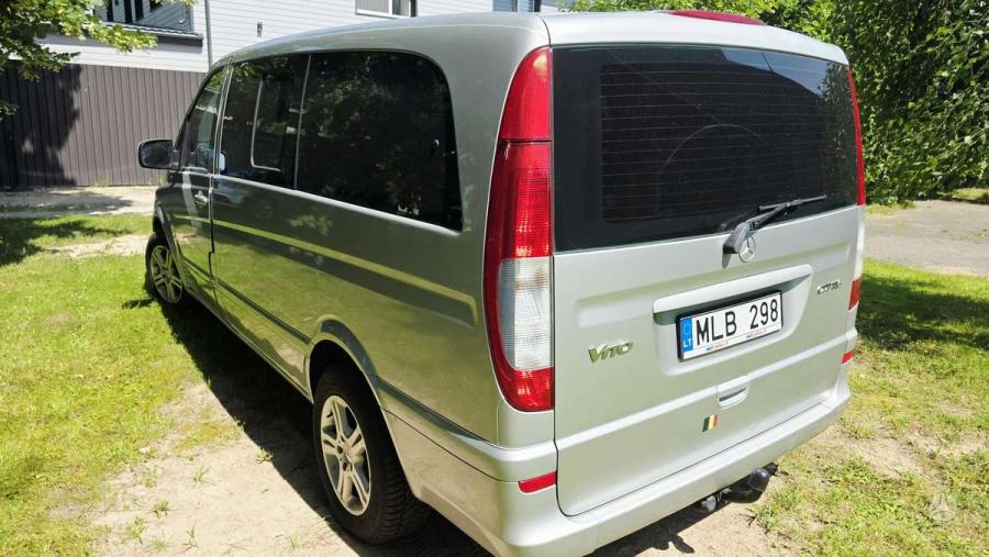 Pelēks Mercedes-Benz Vito 2011 Rokiškis, ar dzinēja tilpumu 2.14 L un nobraukumu 280 tūkst. km par 7600 €, foto 27 vietnē AUTOMOTO.COM.LV