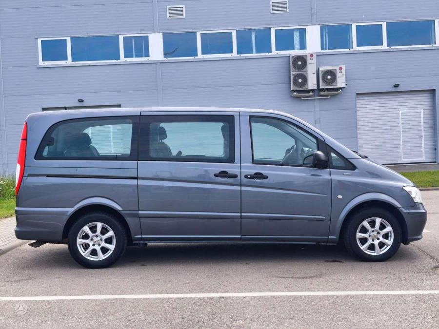 Grey Mercedes-Benz Vito 2011 in Marijampole, with an engine capacity of 2.14 L and mileage of 430 thousand km for 7200 €, photo 6 on AUTOMOTO.COM.LV