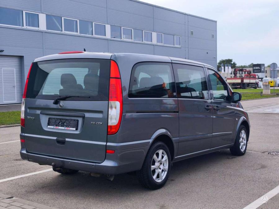 Grey Mercedes-Benz Vito 2011 in Marijampole, with an engine capacity of 2.14 L and mileage of 430 thousand km for 7200 €, photo 8 on AUTOMOTO.COM.LV