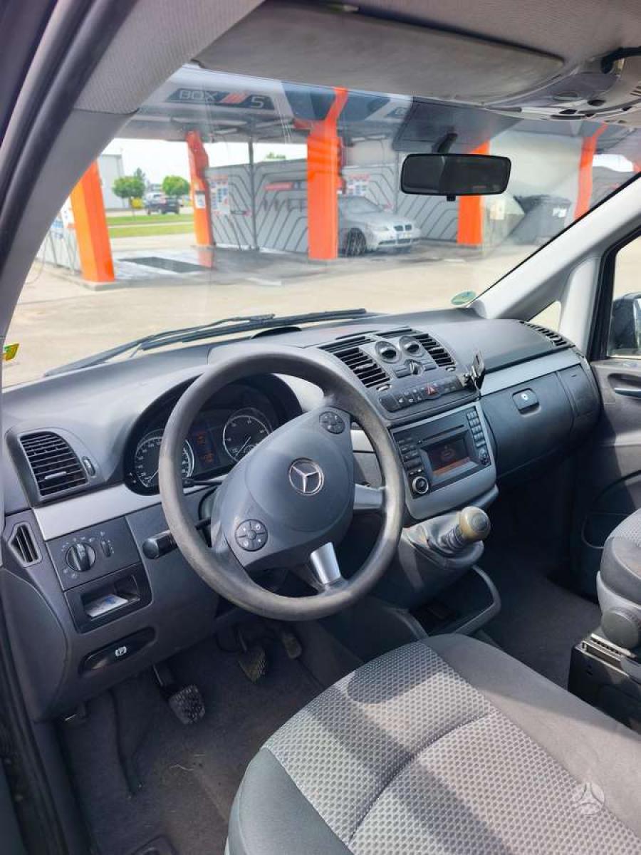 Grey Mercedes-Benz Vito 2011 in Marijampole, with an engine capacity of 2.14 L and mileage of 430 thousand km for 7200 €, photo 10 on AUTOMOTO.COM.LV