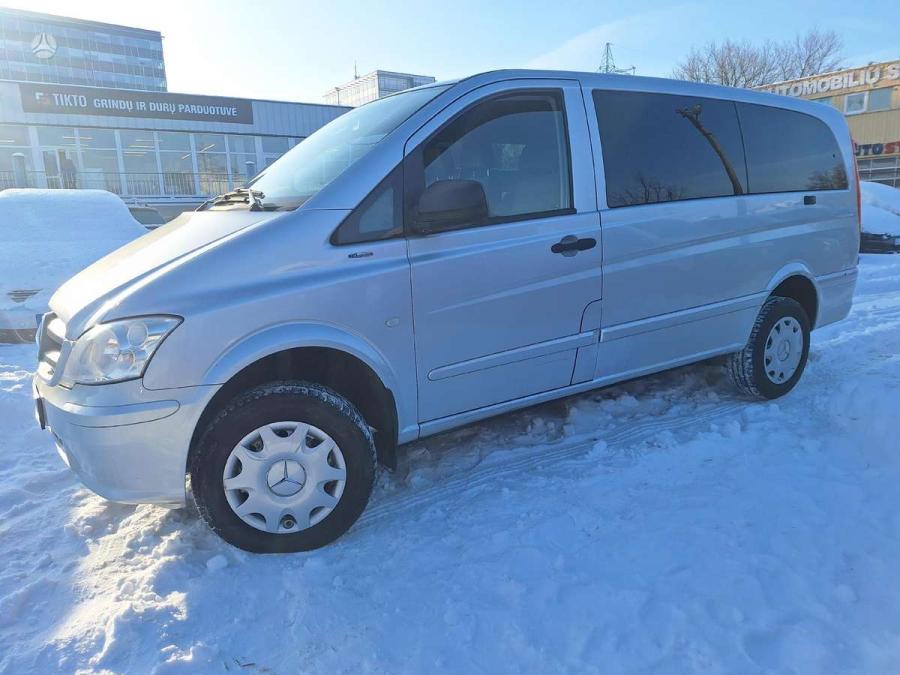 Grey Mercedes-Benz Vito 2012 in Vilnius, with an engine capacity of 0.00 L and mileage of 285 thousand km for 10750 €, photo 6 on AUTOMOTO.COM.LV