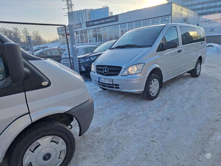 Grey Mercedes-Benz Vito 2012 in Vilnius, with an engine capacity of 0.00 L and mileage of 285 thousand km for 10750 €, photo 7 on AUTOMOTO.COM.LV