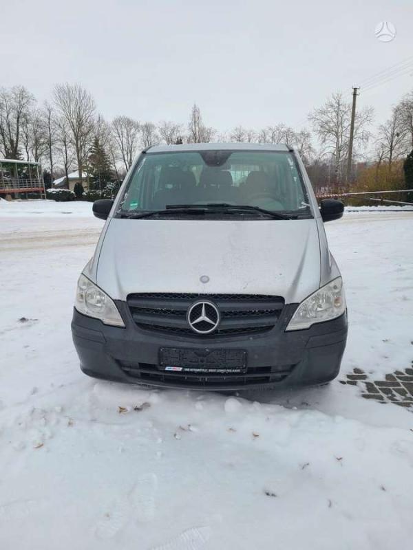 Grey Mercedes-Benz Vito 2012 in Marijampole, with an engine capacity of 2.14 L and mileage of 290 thousand km for 6299 €, photo 6 on AUTOMOTO.COM.LV