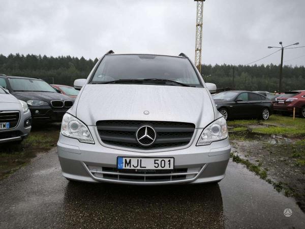Grey Mercedes-Benz Vito 2012 in Vilnius, with an engine capacity of 2.20 L and mileage of 279 thousand km for 10900 €, photo 2 on AUTOMOTO.COM.LV