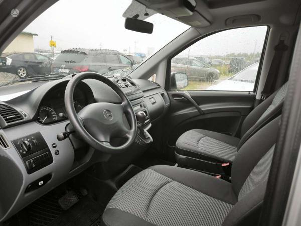 Grey Mercedes-Benz Vito 2012 in Vilnius, with an engine capacity of 2.20 L and mileage of 279 thousand km for 10900 €, photo 10 on AUTOMOTO.COM.LV